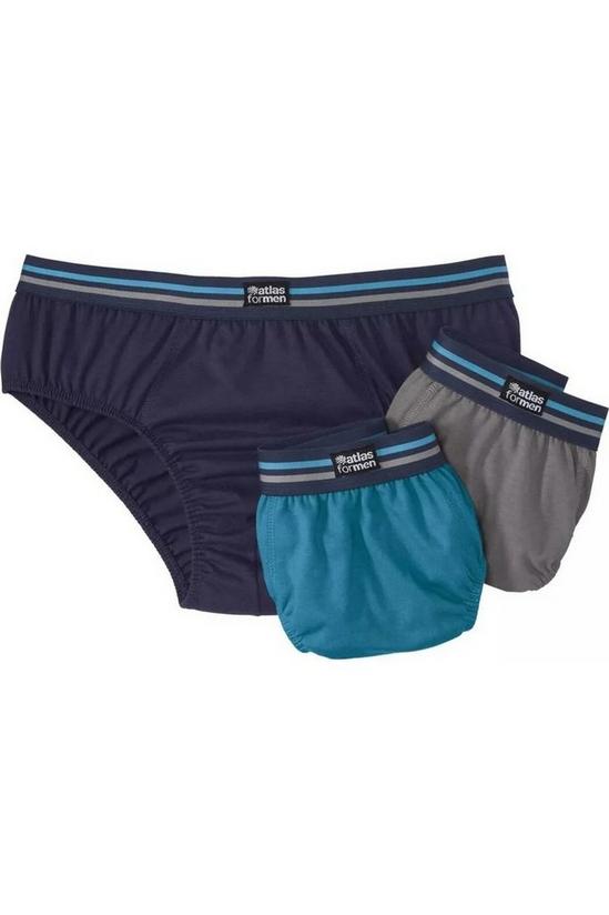 Underwear And Socks Comfort Briefs Pack Of 3 Atlas For Men